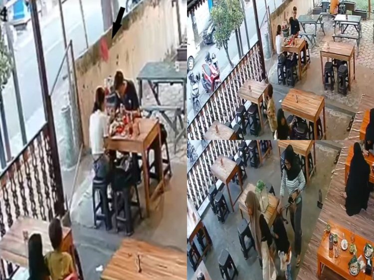 Viral! Aksi Anak Lempar Sandal ke Orang yang Sedang Makan, Ibu Malah ...